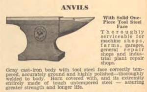 History of Anvils by Simmons, Shapleigh & Wm Enders Oak Leaf
